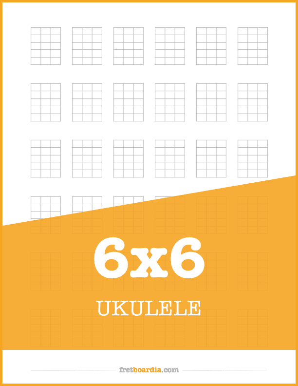 Blank ukulele chord charts [free printable PDF] - Fretboardia